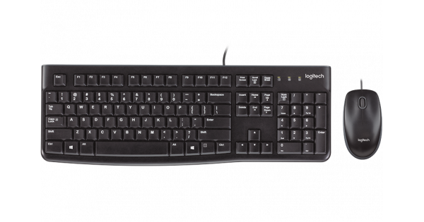 Logitech Mk120 Corded Keyboard And Mouse Combo